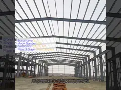 China Hot Rolled Steel Frame Garage with Sliding or Rolling Door for sale