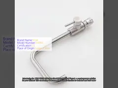 China Stainless Steel Body Deck Mounted Tap Cold And Hot Mixer Spring Silver Kitchen Faucet for sale