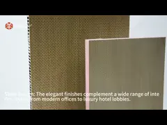 China Micro-Perforated Acoustic Panel with Aluminum Honeycomb Core New design for sale