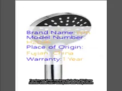 Transform Your Shower 3 Functions Bathroom ABS Chrome High Pressure Hand Held Water Saving Shower Head