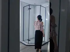 Adjustable Stainless Steel 304 Handle for Shower Room Bathroom Door Frameless and Modern Design