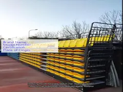 Retractable Seating Football Stadium Chair Padel Court Foldable Vip Stadium Bleacher Chairs Outdoor