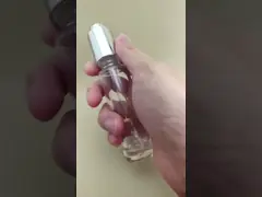 Delicate Design Clear Smooth Round Long Dropper Bottle For Essence