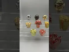 Flower shaped cap videos