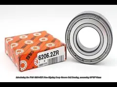 Non-Aligning Deep Groove Ball Bearing FAG 6206-2ZR 30*62*16mm For Industrial Applications