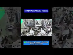 Feel the speed of the 57 BLDC Motor Winding Machine