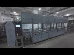 Cina Pulizzatore di wafer di silicio semiconduttore - Pulizzatore alcalino/acido ad ultrasuoni + risciacquo con acqua DI, 40KHz-80KHz, 60°C in vendita