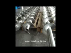 China 304 Stainless Steel Powder Screw Quick Detachable Powder Conveying Screw for sale