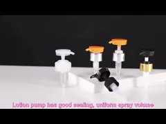 China Customized Secure Thread Precision-Dose Plastic Press Pump With Screw Lock for Body Washing Lotion for sale