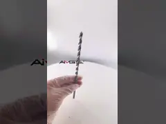 High Cleanliness and Repeatability Solid Carbide Flat Bottom Drill with Internal Coolant