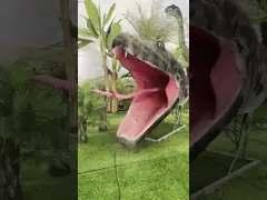 China Robot Animatronic Animal Weatherproof Animatronic Snack for Exhibition and Decoration for sale