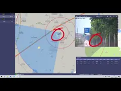 Gran cobertura radar de vigilancia de tierra de largo alcance prueba de tiempo