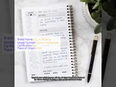 Upgrade Your Artistic Journey with A5 Spiral Hardcover Notebook featuring Embossed Design Technique