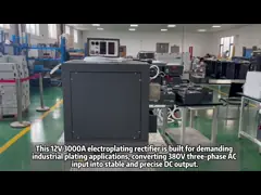 12V 3000A electroplating rectifier