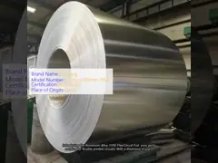 Aluminum Alloy 1050 FlexCircuit Foil (0.1mm/1000mm) for Flexible Printed Circuit Substrate