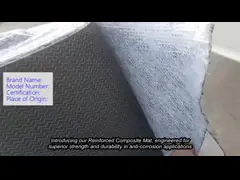 Cina Anti-corrosione Fibra di vetro Matting Roll leggero con norme di sicurezza in vendita