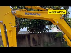 China Used Original Mini 5.5 Ton for Komatsu PC55 Small Excavator Japan with Core Components Engine Motor Pump for sale