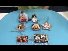 Personalized Blank Sublimation Christmas Ornaments 4.2cm Sublimation Christmas Ball Ornaments