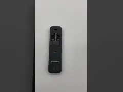 RB-233 Plastic Nylon Spring Loaded Din Standard Rail Mounting Clip Black 20mm Width