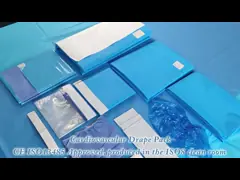 China SMS PP Cardiovascular Pack Surgical Drape Sheets For Hospitals Clinics for sale