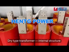 China 125kVA Dry Type Transformer With Cooling Fans , Copper Winding Isolation Transformer for sale