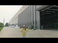 China Large span space of portal steel frame hot-rolled H-shaped steel structure warehouse building for sale