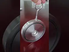 China 150LB CF8M Single Plate Wafer Check Valve with NBR/EPDM O-ring Sealing for Water Steam Oil Gas Systems for sale