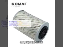 Metal End Cap Oil Filter 26325-84000 2632584000 26325-84001 O-2803 P502538 for Hyundai HD260