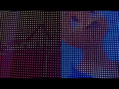 China Led Mesh Screen RGB DMX Outdoor Led Pixels Screen P31 Video Wall  Adervertising Screen for sale