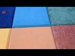 E1 Grade Eco Friendly Fabric Acoustic Panels Soundproof 25mm 50mm Thickness