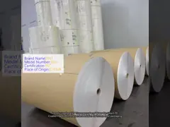 China Greaseproof and Water Resistant PE Coated Paper Roll for Frozen Food Packaging Custom Sizes Available for sale