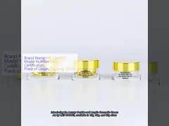 15g 30g 50g Acrylic Cosmetic Cream Jar