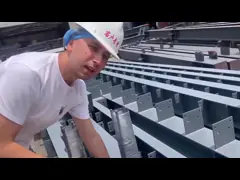 China Hot Rolled Steel Frame Buildings Portable Steel Structure Garage for sale