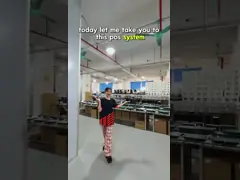 China 15/15.6 Inch Thermal Transfer POS Printer with Customer Display and Custom CPU Options for Shopping Mall Payment Systems for sale