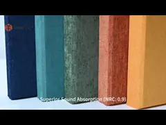 Eco-Friendly Art Fabric Acoustic Panels Versatile For Multipurpose Halls With 0.9 NRC