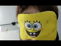 Custom Blank Linen Sublimation Eye Mask For Sublimation Photo Printing