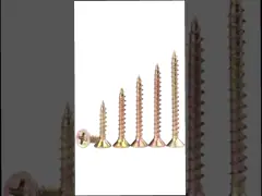 China Type 17 Torx Chipboard Screw 16-180mm Yellow Zinc DIN Standard for sale