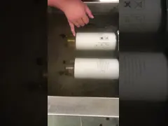 Closed test of filter element