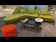 China ISO Office Furniture Sofa Breathable Comfortable Fabric Sofa Set for sale