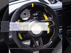 P-orsche has updated the steering wheel of the 911 718 B-oxster Ma-can P-anamera