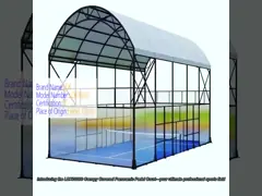 Canopy Covered Panoramic Padel Court Professional Padel Tennis Sports Field