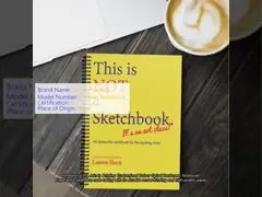 Customized Colour Spiral Hardcover Notebook Personalization Option with Logo Printing and Paper