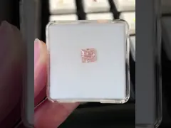 China LuxuryShine 1-10CT Princess﻿ Shape Fancy pink Lab Grown Diamond VVS-VS Loose Diamonds Customized jewelry with IGI Certificate for sale