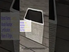 Unique white Flower Pots: Distinctive horizontal stacked-ring textures rectangular fiberclay planter lightweight durable holiday Villa office decoration Rooftop Gardens landscaping project