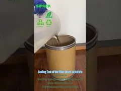 China Secure Chemical Storage Containers Menthol Crystals Drum Storage Sealed Fiber Drums for sale