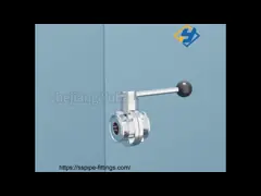 Stainless Steel Valve Quick-Install Butterfly Valve Clamp-Type Butterfly Valve