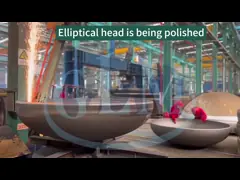 中国 SA516 GR60 圧力容器の端蓋パイプフィッティング 円形皿頭 300mm 販売のため