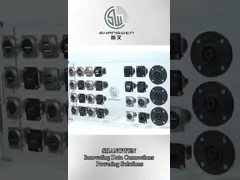 Connettore di dati audio a prova di polvere rotondo in lega di zinco per accessori elettronici industriali e HDMI