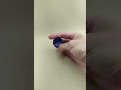 Delicate Design Dark Blue Plastic Cap for Skincare Bottles