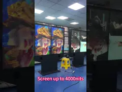 China 55-Inch Outdoor Waterproof Dual-Screen Menu Board with IP55 Rating and 2000-4000 cd/m² Brightness for sale